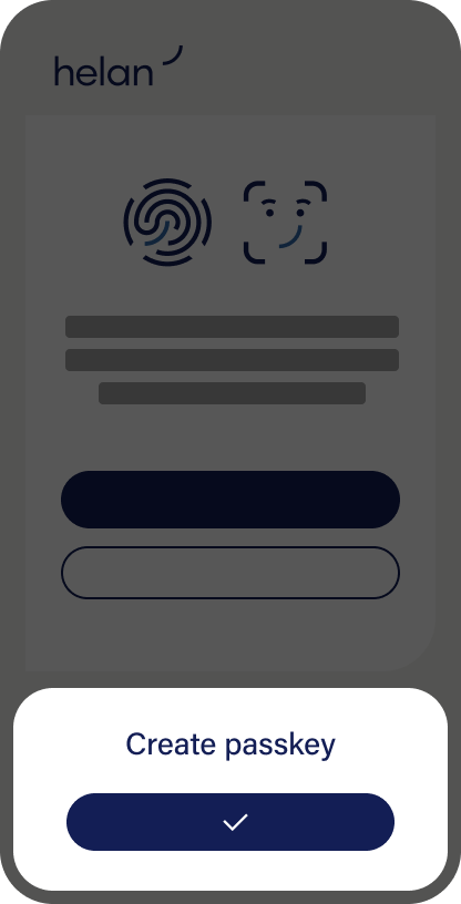 My Helan: secure and simple login with a passkey
